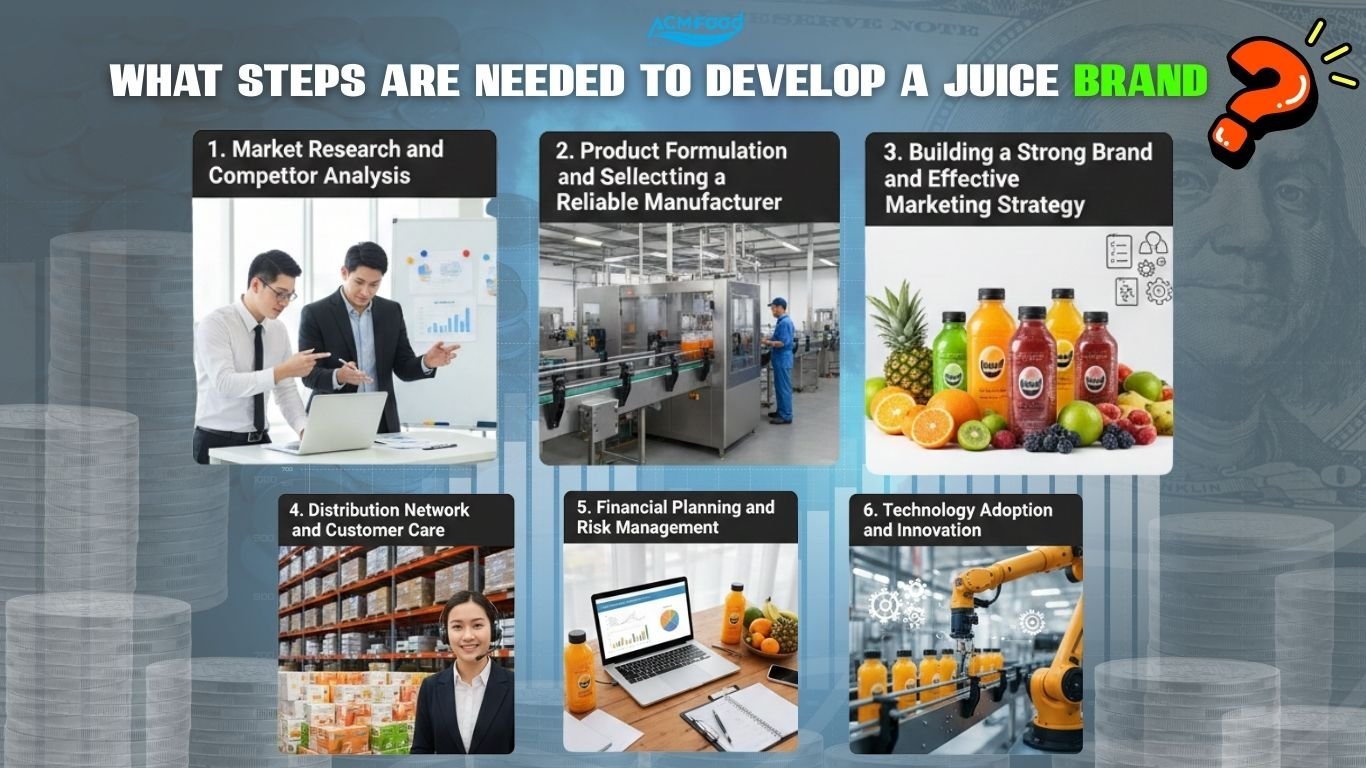 Key Factors for Developing a Juice Brand - ACM Beverage Supplier